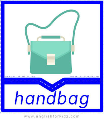 Clothes and Accessories Flashcards. Part 2.