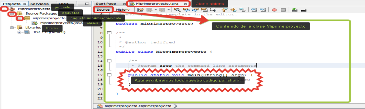 KOACH Training Searcher: Programación en JAVA: Mi primer Proyecto ...