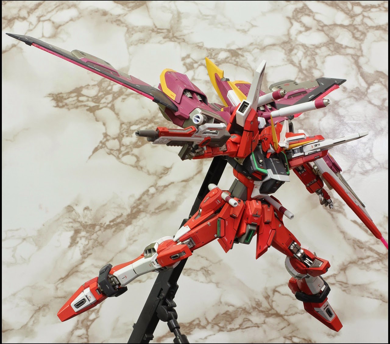 Custom Build: MG 1/100 Infinite Justice Gundam "Improved"