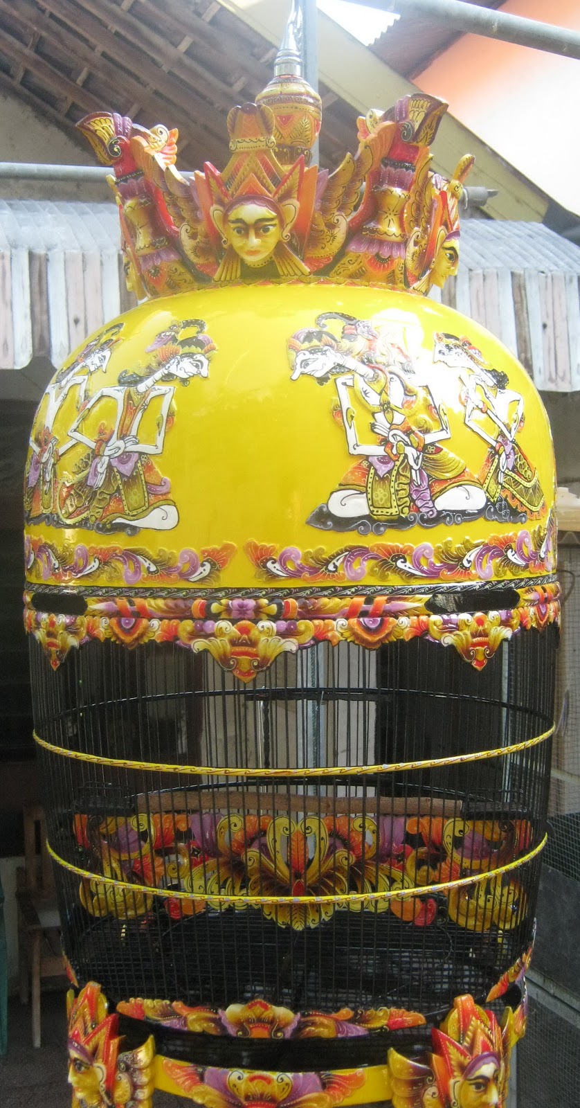 Perkutut dan Perlengkapanya: Sangkar LOMBA