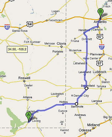 ONE MORE MILE BLOG (dot)com: ROAD TRIP - Carlsbad Caverns NP - Amarillo, TX