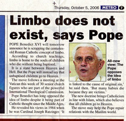 Limbo: A Catholic Invented Doctrine | Controversy eXtraordinary