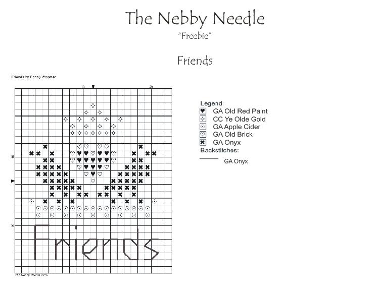The Nebby Needle: Friend * Freebies