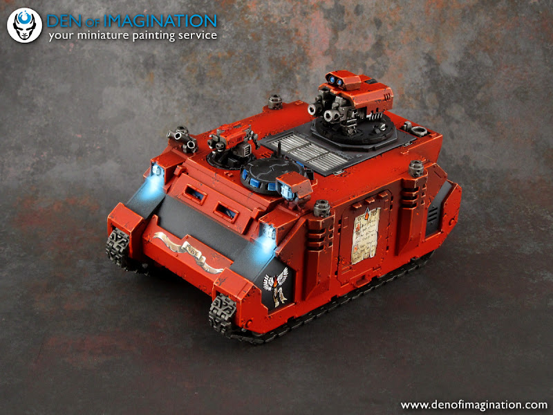 Blood Angels Rhino/Razor - Den of Imagination | CoolMiniOrNot
