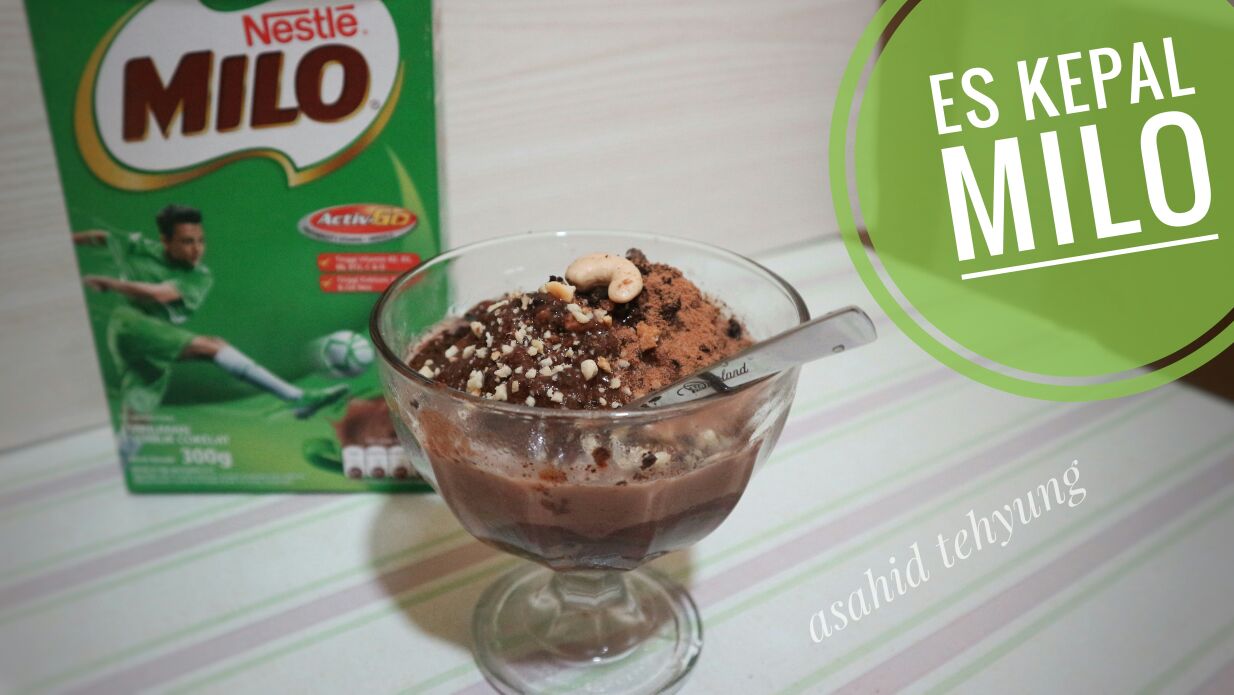 Cara Membuat Es Kepal Milo Viral ~ Resep dan Review Asahid TehYung