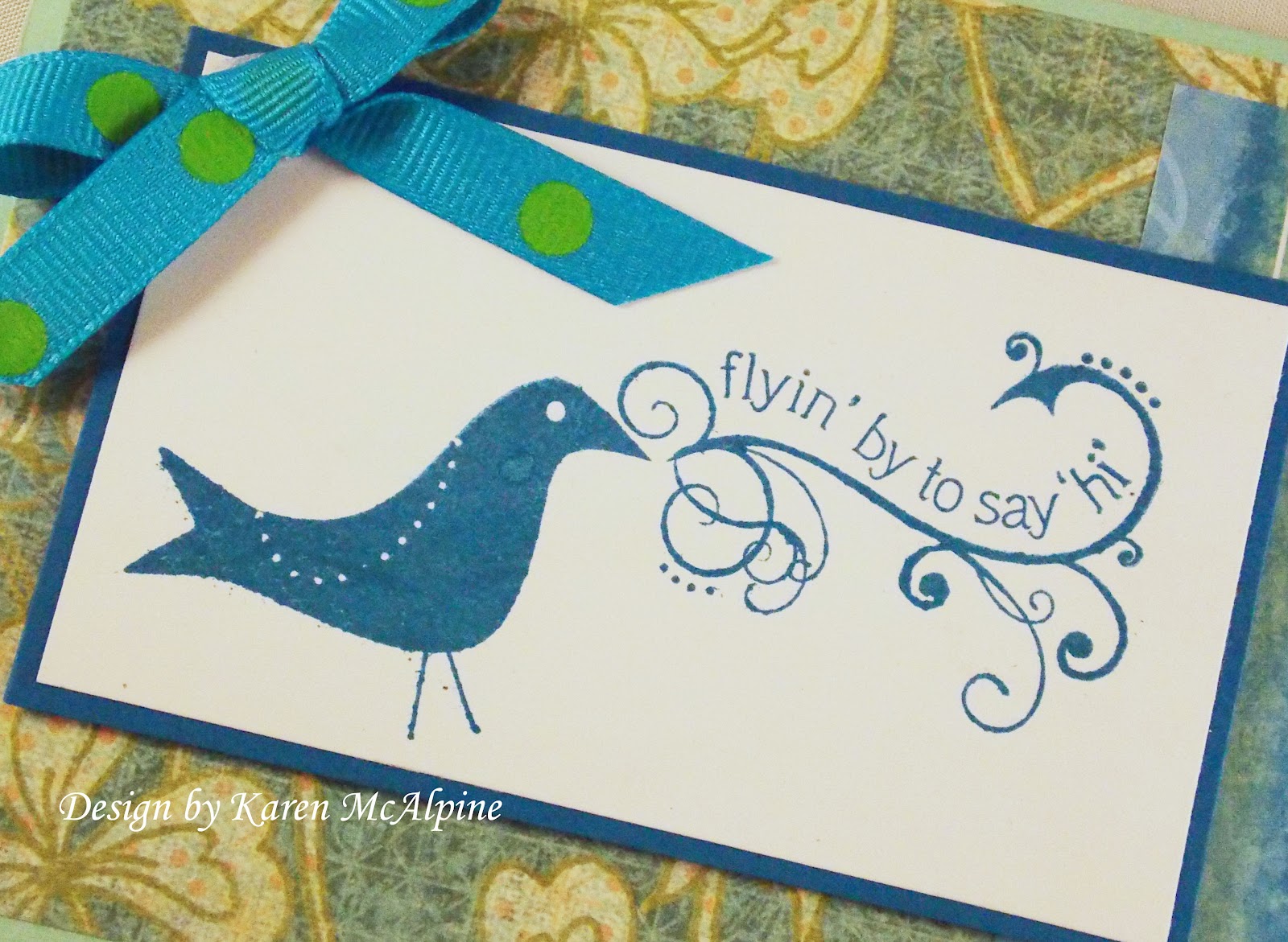 Dreaming and Creating: Bird Note Card