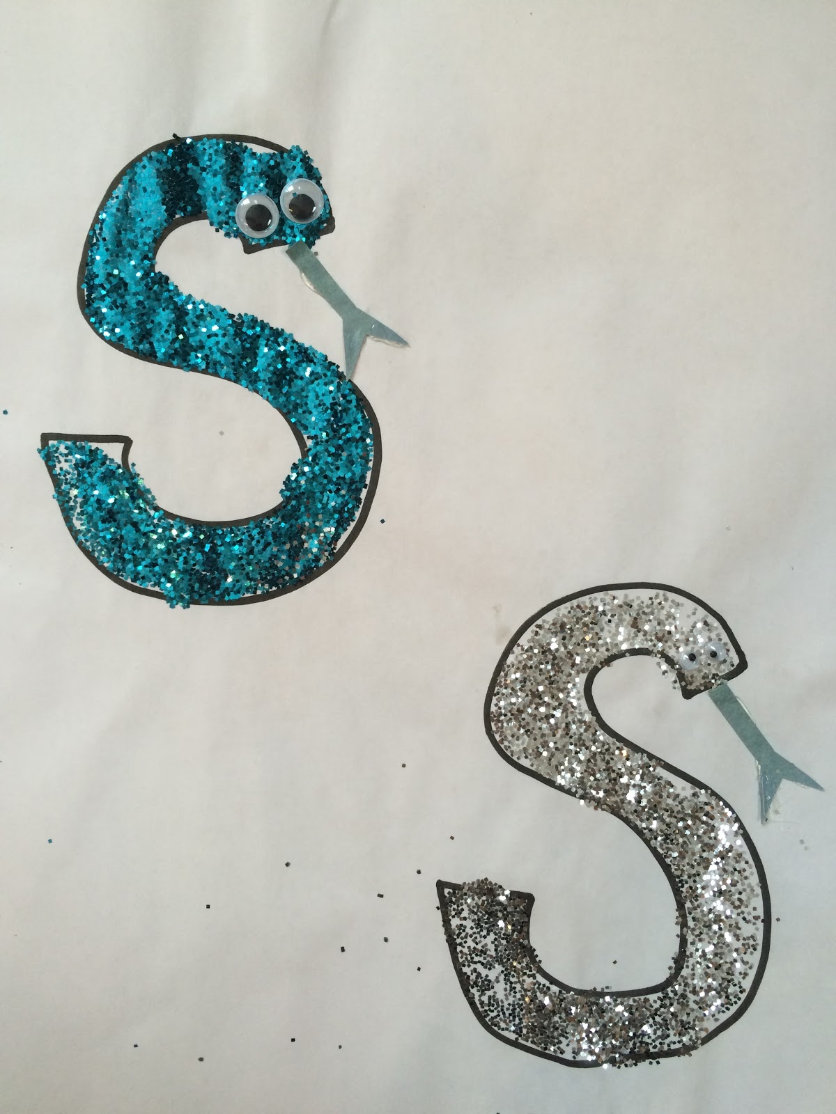 Letter S - Snakes: Craft, Lego/Paper Plate Snakes, Snake Bubbles