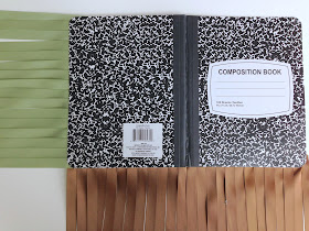 Purple Hues and Me: Woven Ribbon Journal Cover DIY