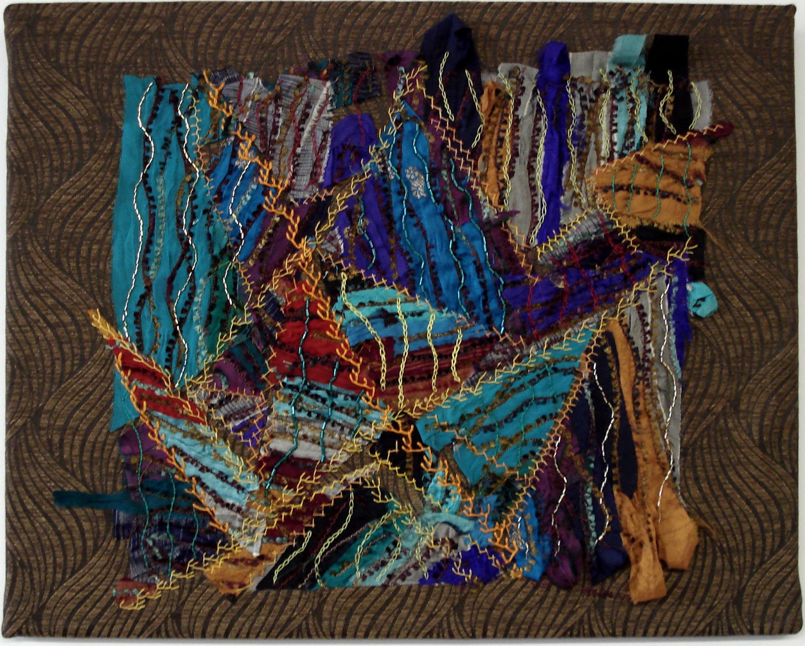 Just Dreaming - Art to Wear: Sari Ribbon Finish