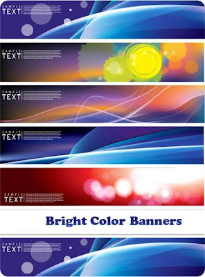 Quality Graphic Resources: Bright Colored Banners
