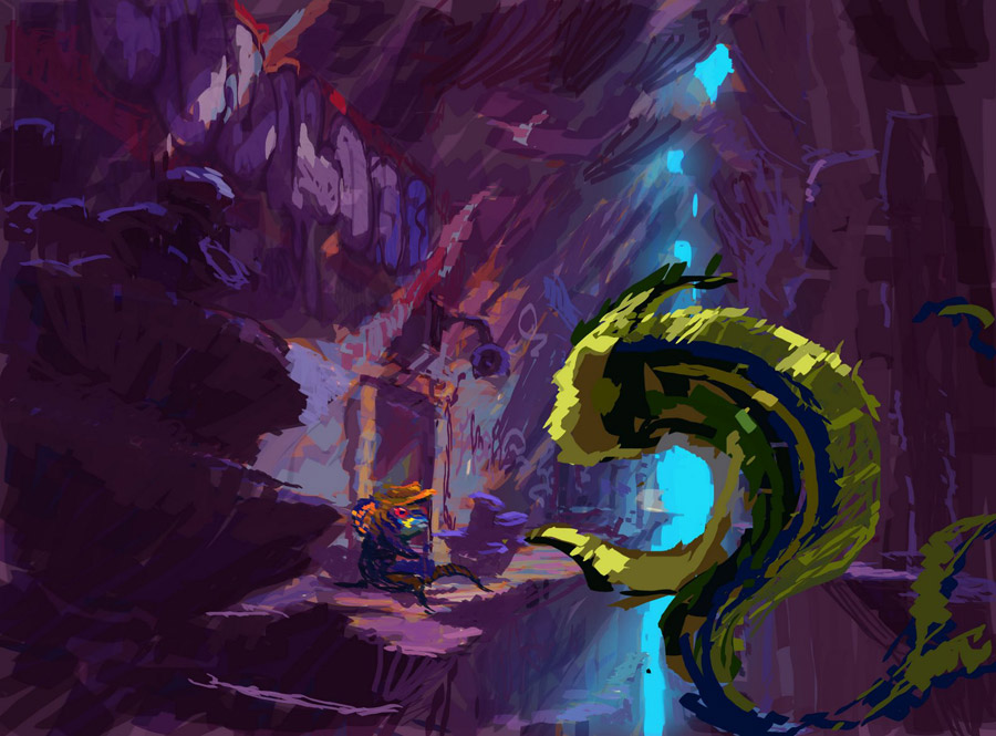 Living Lines Library: Shark Tale (2004) - Concept Art, Color Keys