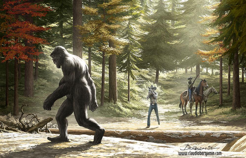 Check Out This Awesome Bigfoot Art