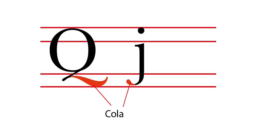 Anatomía de la tipografía.