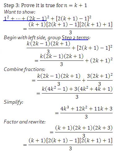 Math Rescue: Number Theory: Finite Induction