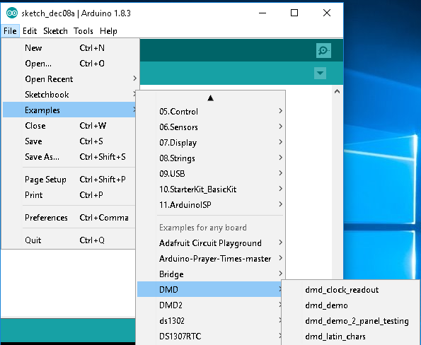 Cara menambahkan Library DMD ke Arduino IDE