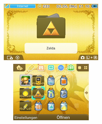 Hyrule Blog - The Zelda Blog: My Zelda 3DS HOME Menu