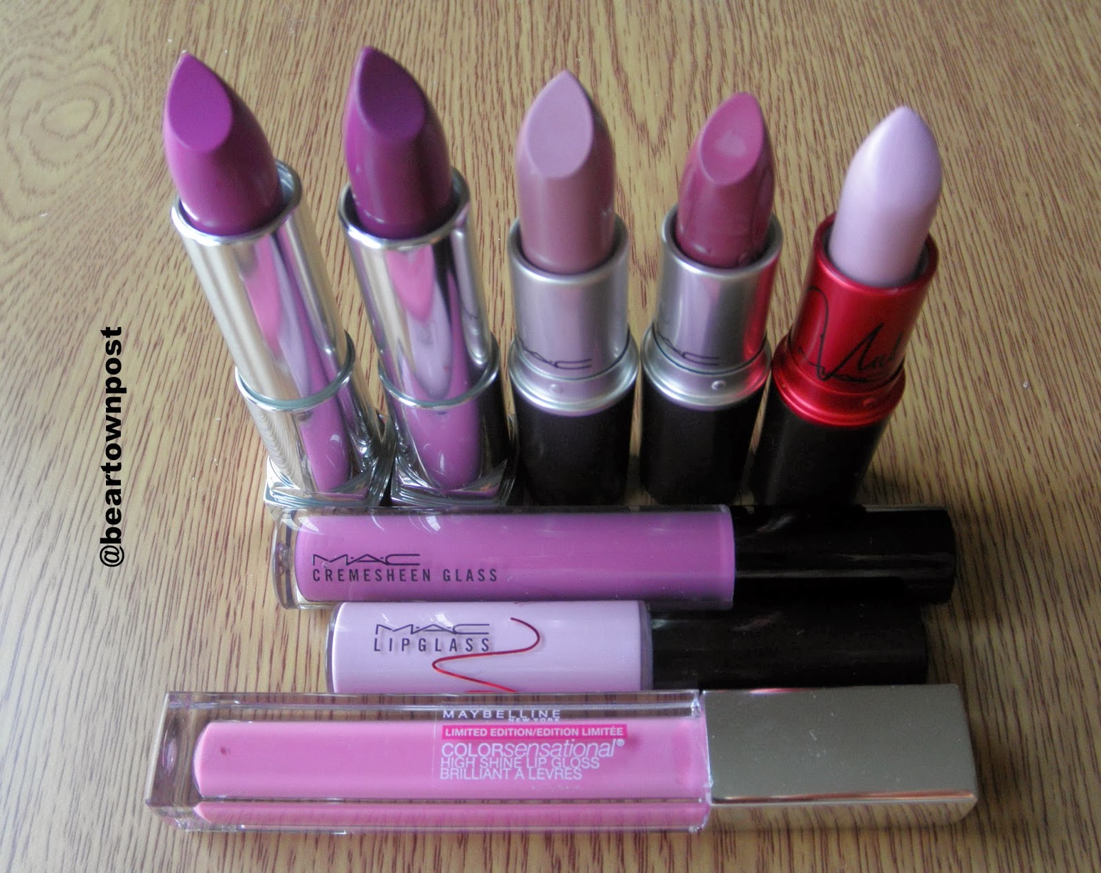 The Beartown Post: My Lipstick Collection: Lavenders, Lilacs and Orchids