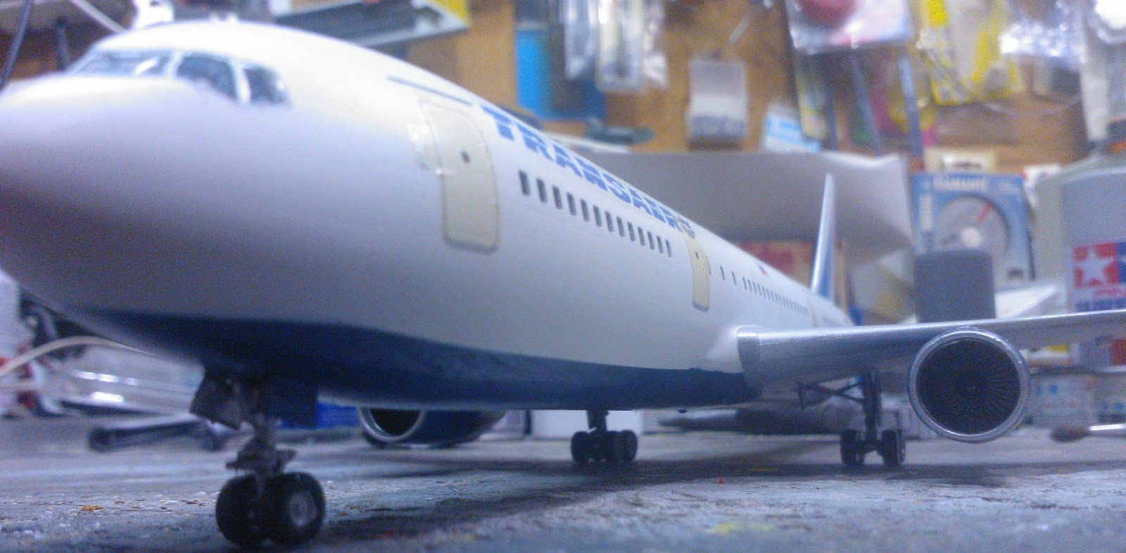 JN Model kits Review: Zvezda 1/144 Boeing 767-300 Transaero