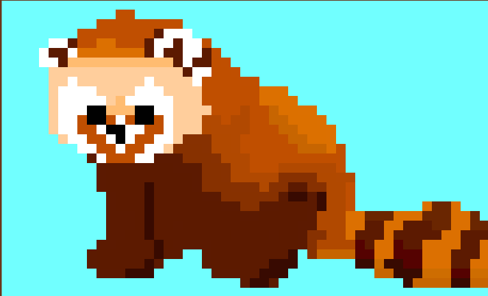 The Animal Jam Artists Collaborative: Let's Make Red Panda Pixel Art!