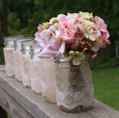 The Luxe Bride Blog: Decorating with Mason Jars