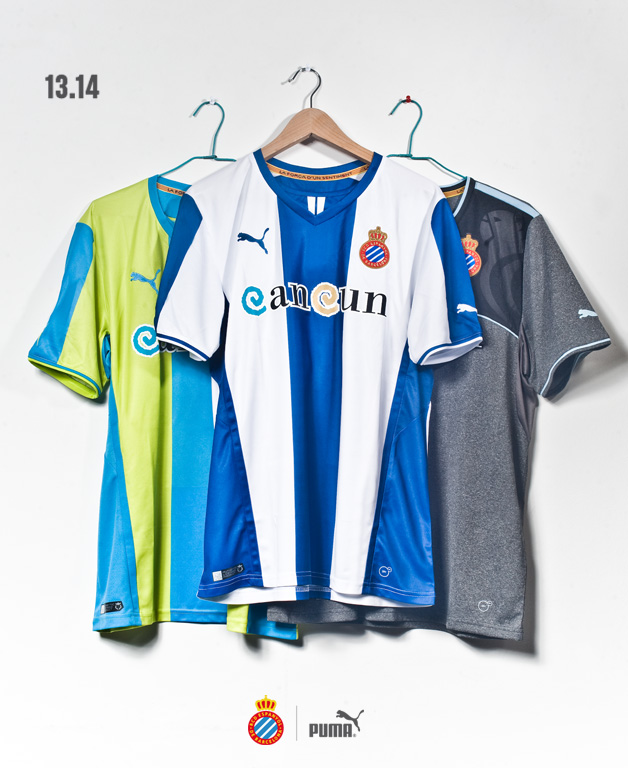 Team sport market: Equipaciones RCD Espanyol 2013 - 2014 Puma