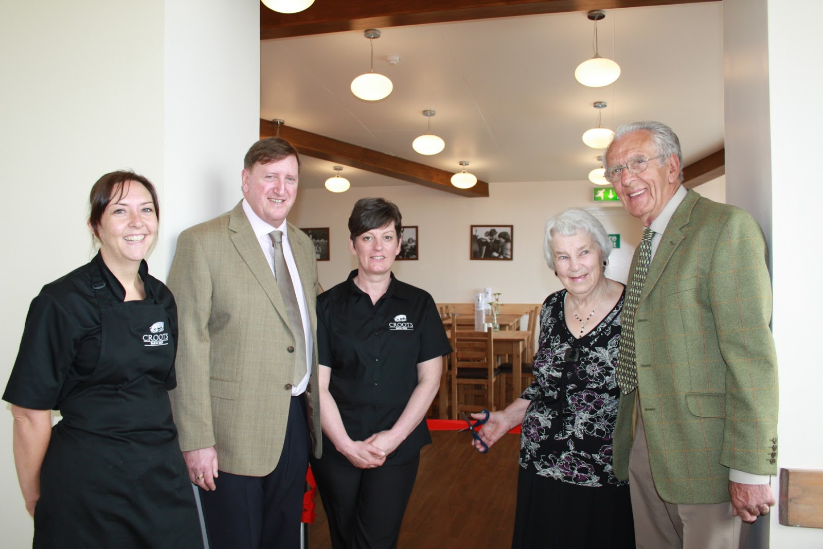 Loyal customers and charity supporters officially open Croots Farm Shop ...