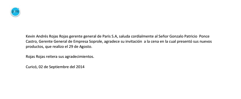 APRENDE Y REDACTA EN EL SAN JOSÉ: Nota Verbal de Excusa