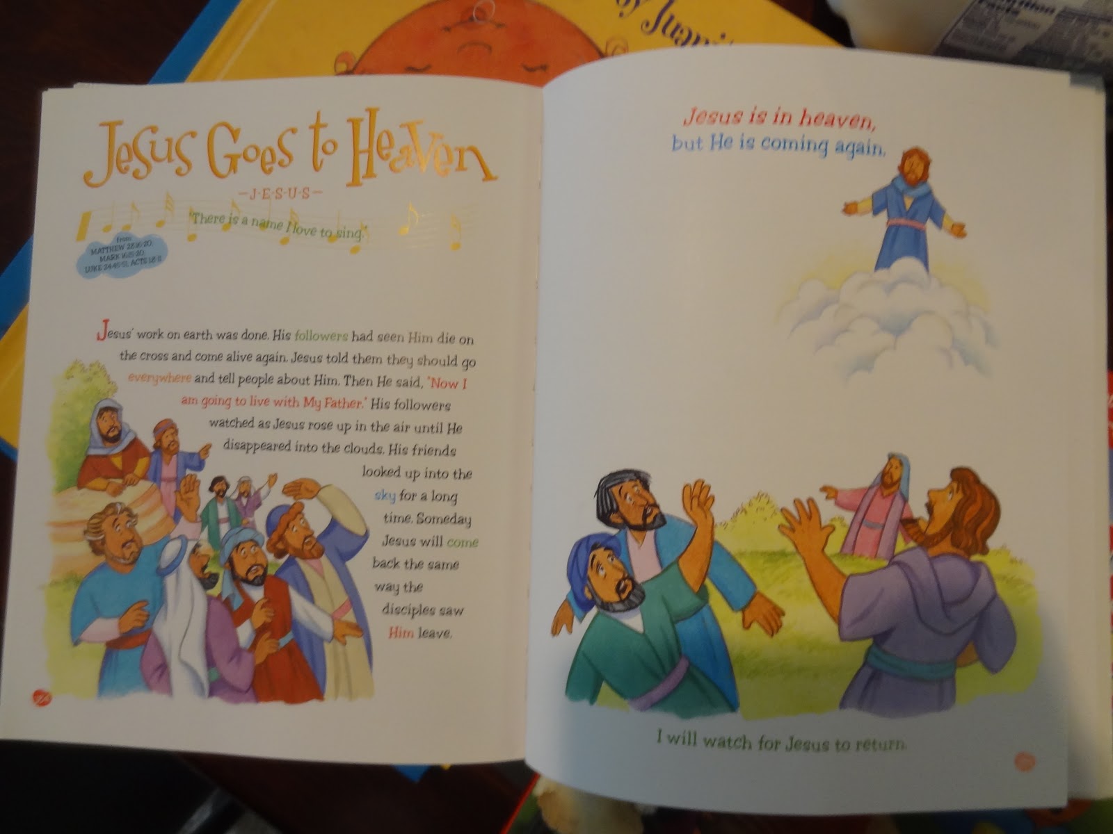 Life Long Learning Adventures: Jesus Returns to Heaven