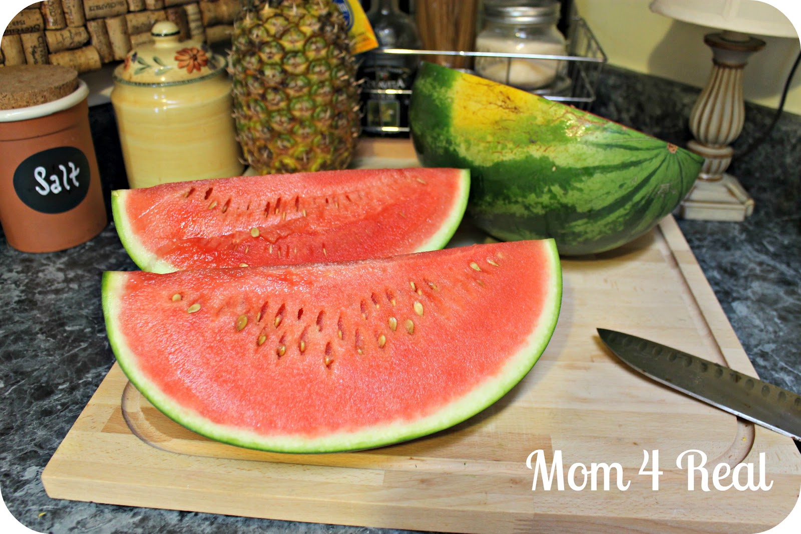 Perfectly Sliced Watermelon - Mom 4 Real