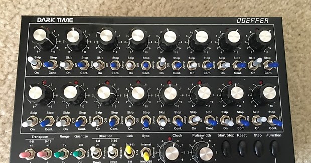 MATRIXSYNTH: Doepfer Dark Time MIDI and CV Analog Style Sequencer