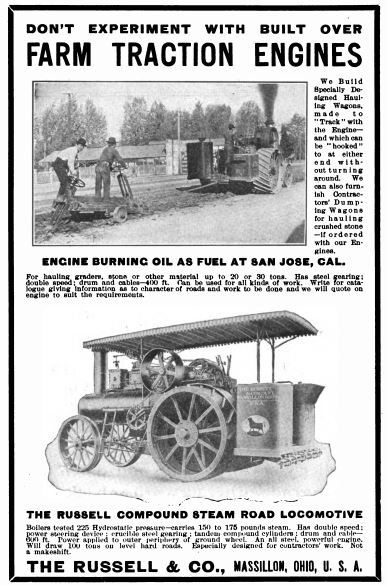 Just A Car Guy: steam roller ads from 1906