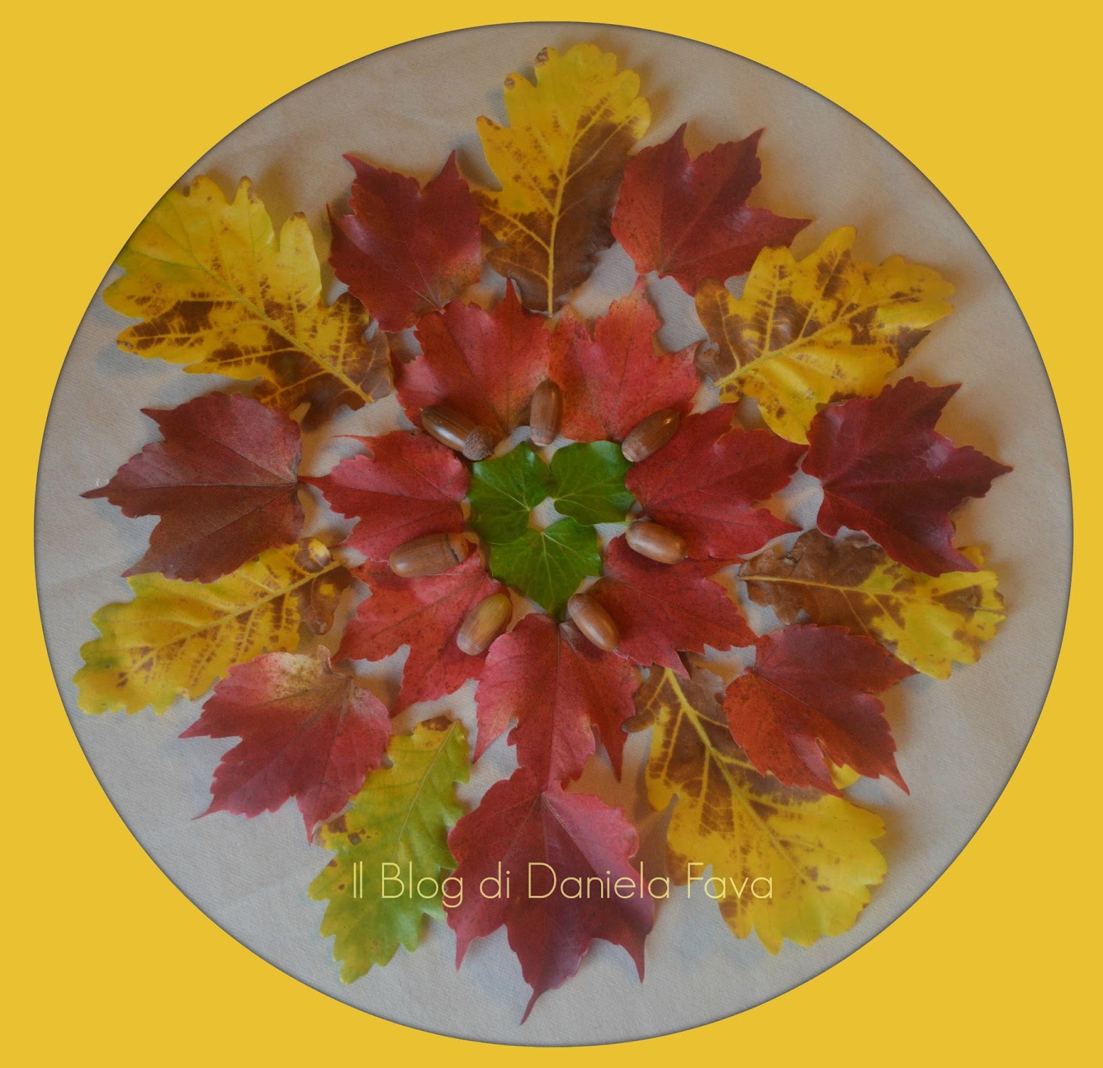 Il blog di Daniela Fava: Mandala d'autunno