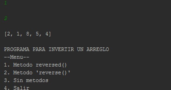 ISC Sauceda Carolina: Programas con arreglos dentro de python(Practica ...