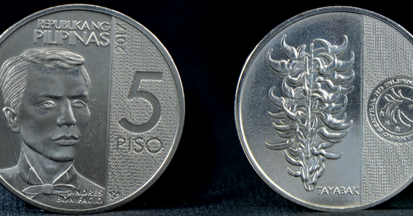 Philippine Money - Peso Coins and Banknotes: 5 Peso Coin - New ...