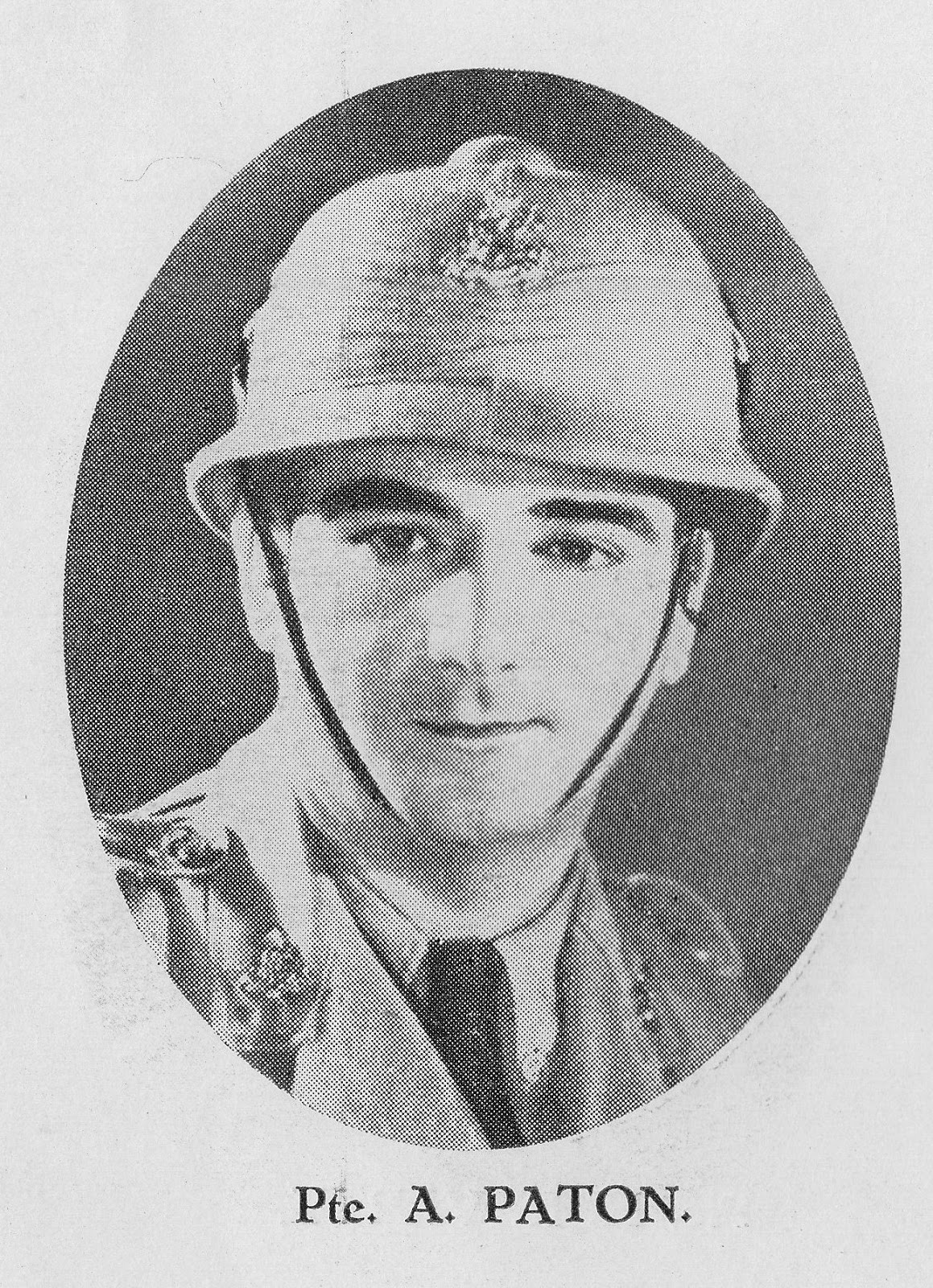 Maritzburg College War Graves Commission: Athol Paton 1940