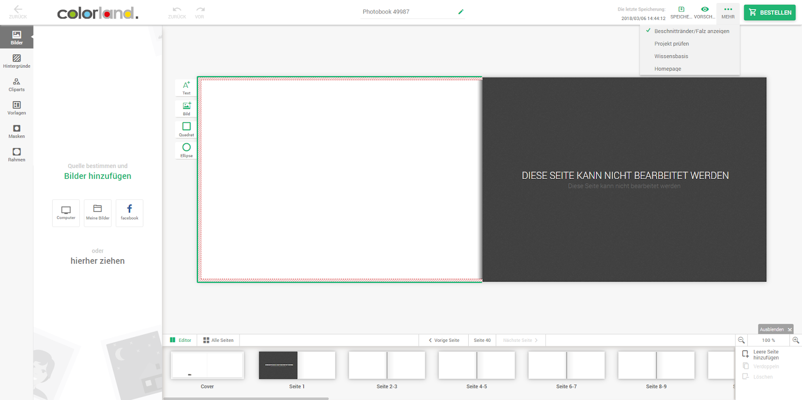 Mein Wolkenreich - hier wird getestet-: Colorland - Fotobuch im Test