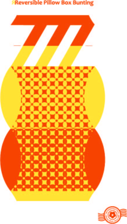 The Papercraft Post: Reversible Pillow Box Bunting