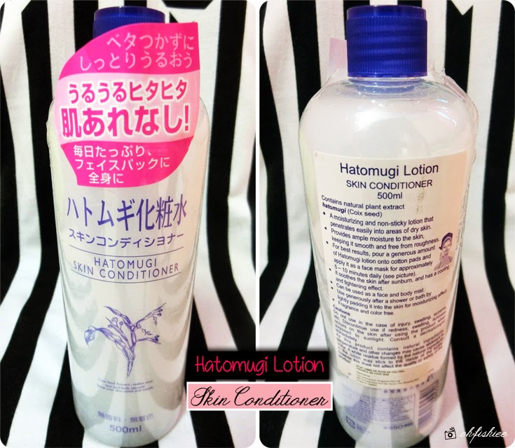 oh{FISH}iee: Review: Hatomugi Skin Conditioner by Naturie Japan