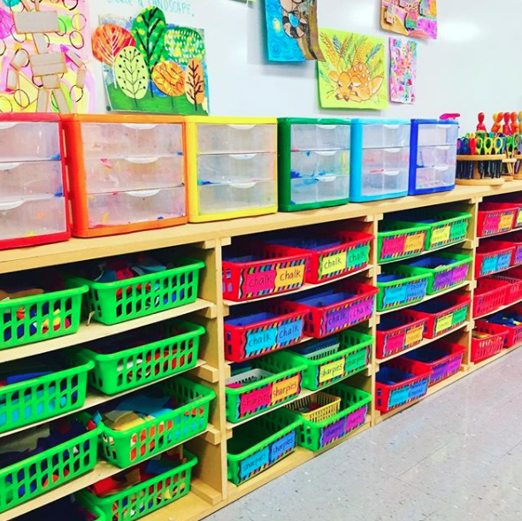 Cassie Stephens: In the Art Room: Art Room Tour Before and After (Part 1)