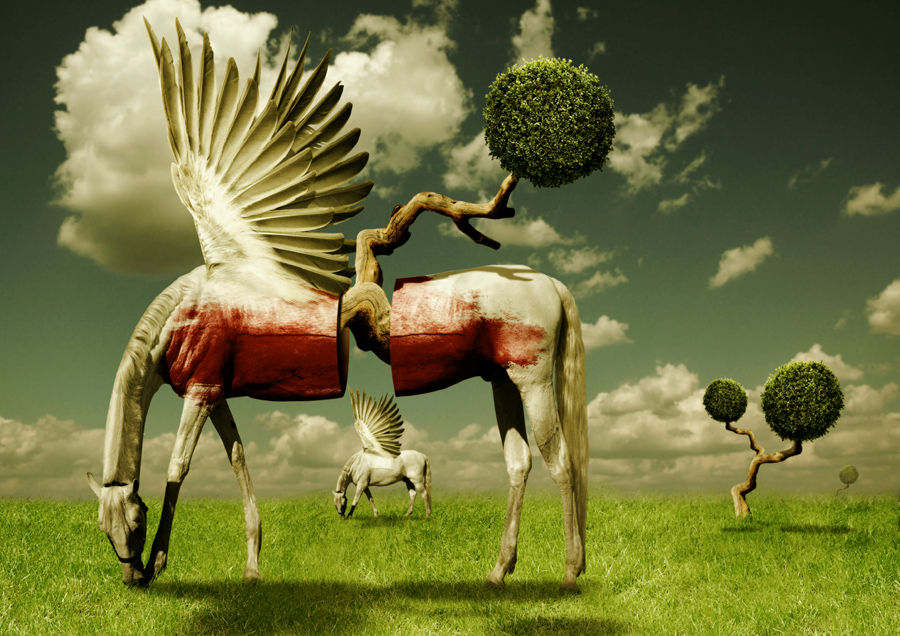 Digital Mixed Media - Kirch: Surrealism