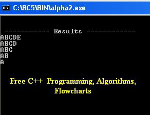 Program Print Alphabet Triangle Downside ~ C++ Tutorial With Basic ...