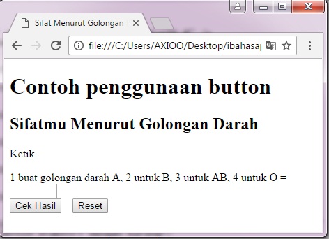 Cara Membuat Tombol Submit pada Halaman HTML - Petunjuk Onlene