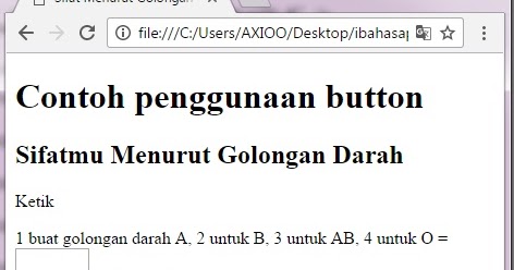 Cara Membuat Tombol Submit pada Halaman HTML - Petunjuk Onlene