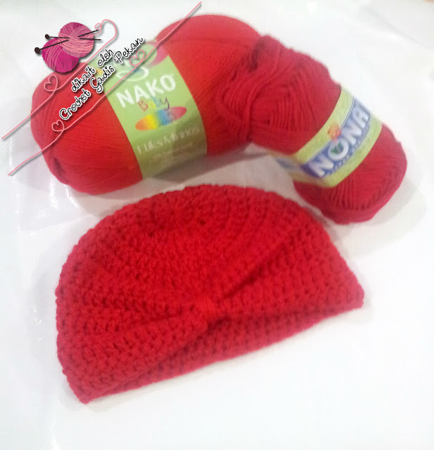 Crochet Gadis Pekan: Baby Turban Hat for Iman Khalisah
