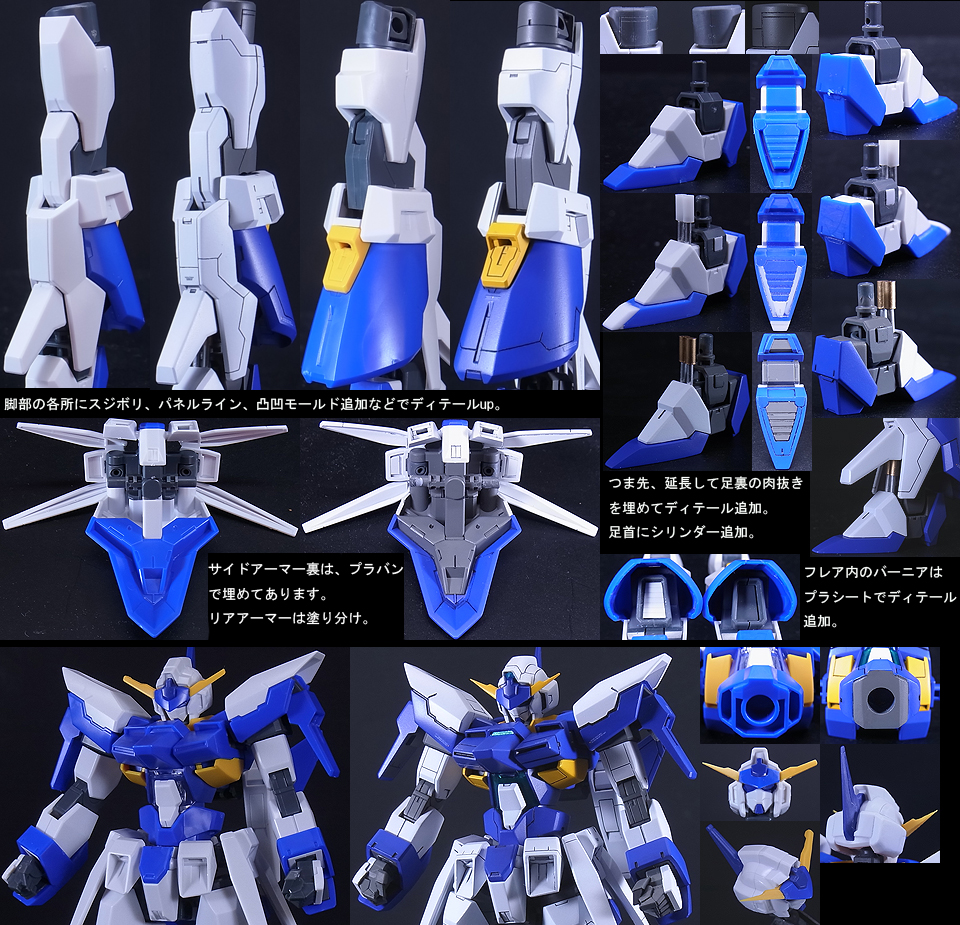 GUNDAM GUY: HG 1/144 Gundam AGE-FX Burst Mode - Custom Build