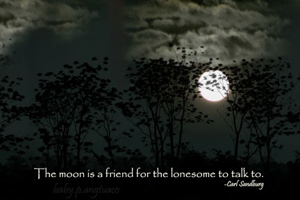 Get Inspired: The moon is a friend