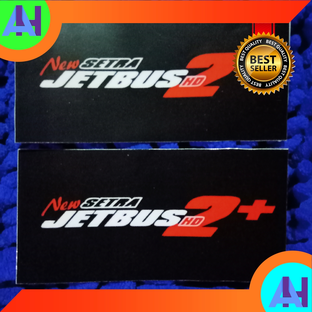 Sticker New Setra Jetbus 2+ Bahan Vynil atau Transparan. Bismania ...
