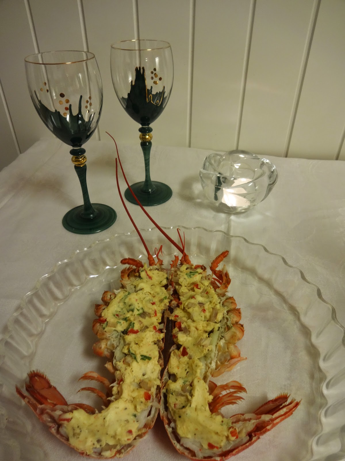 Edels Mat : Gratinert hummer med spicy kryddersmør