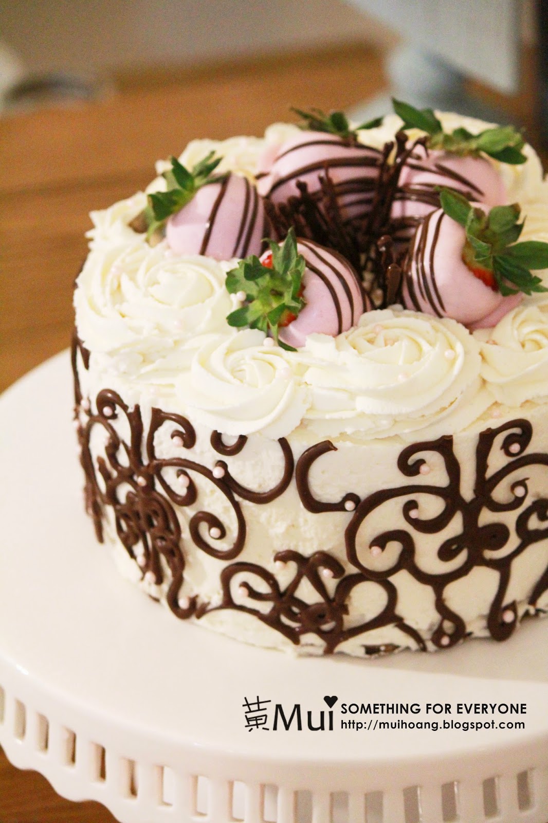 Something for Everyone!: Chocolate Cage Strawberry Cake