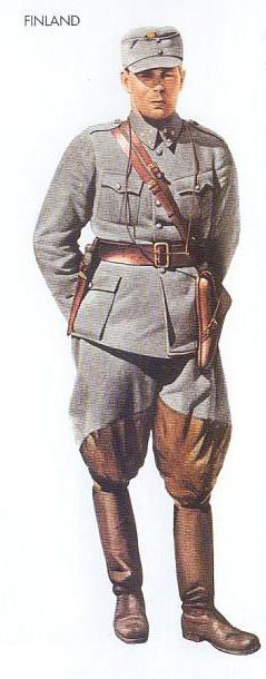 Military Uniforms of World War II: WW2 Finland - Finnish Army captain ...